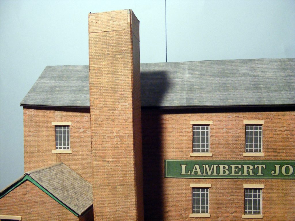 Model Railway Factory In Brick With Chimney, 00 scale. – Classic ...