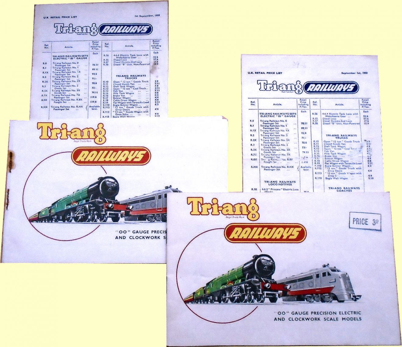 The Tri-ang, 1955 first edition catalogue, part 1. – Classic Collect models